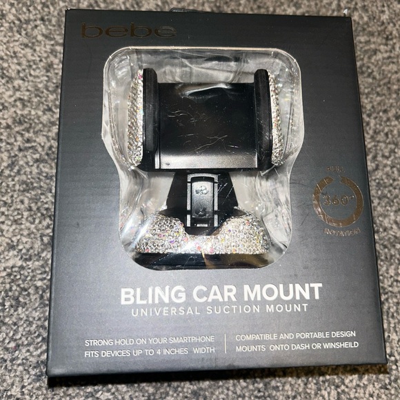 bebe | Other | Bebe Bling Car Mount Crystal Dashboard Phone Holder Up ...